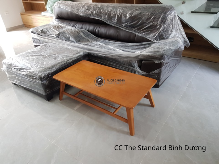 Q41-Bàn Sofa Ruby( Màu Brown ) - Nội thất Hàn Quốc