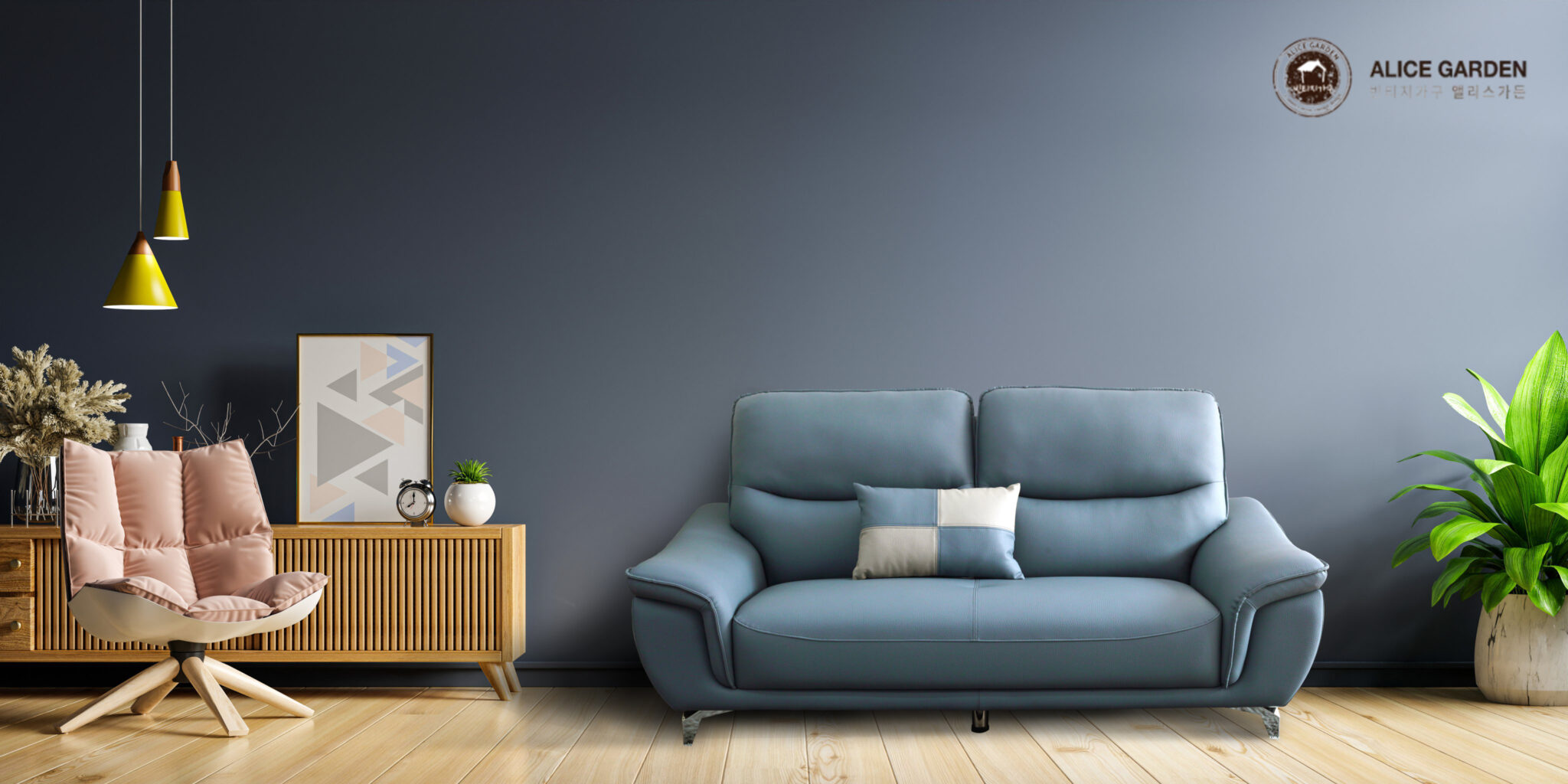 Sofa 2m - Những mẫu sô pha 2 mét đẹp nhất - Nội thất Hàn Quốc