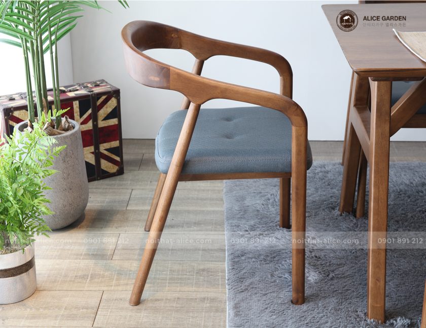 Ghế gỗ đơn Sophia, ghế bàn ăn đẹp - Nội thất Hàn Quốc