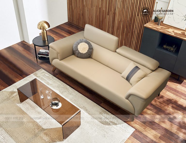 R36 - Sofa 3 chỗ 2m2 (Creamwhite) - Nội thất Hàn Quốc